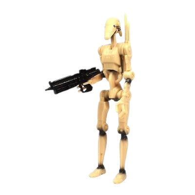 Star Wars Clean Battle Droid Blaster Rifle (Not Packaged, Complete)