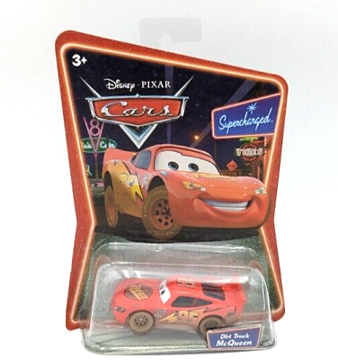 Disney Pixar Cars Supercharged Dirt Track Lightning McQueen