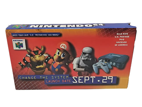 Nintendo 64 Power Change the System Launch Date Promo VHS N64 1996