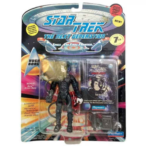 1994 Playmates Star Trek the Next Generation Hugh Borg, Damaged Packag