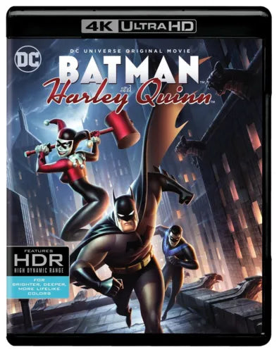 4K DC Universe Original Movie Batman and Harley Quinn, 4K + Blu-Ray (N