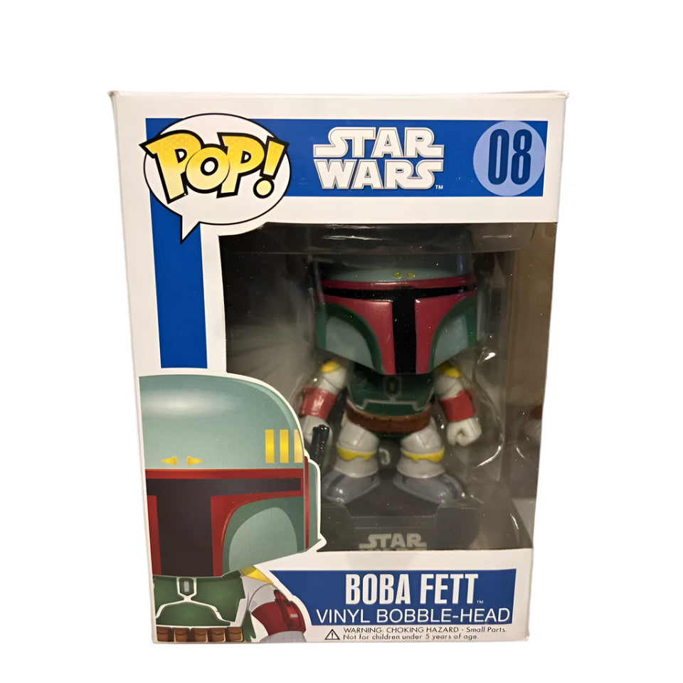 Funko POP! Star Wars Boba Fett 08 (Large Font) (Slight Dent on Top)