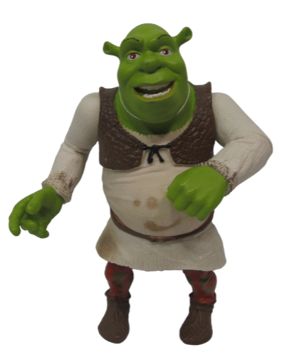 2004 Shrek Slammin' Arm Action Figure, Non Packaged Figure Only