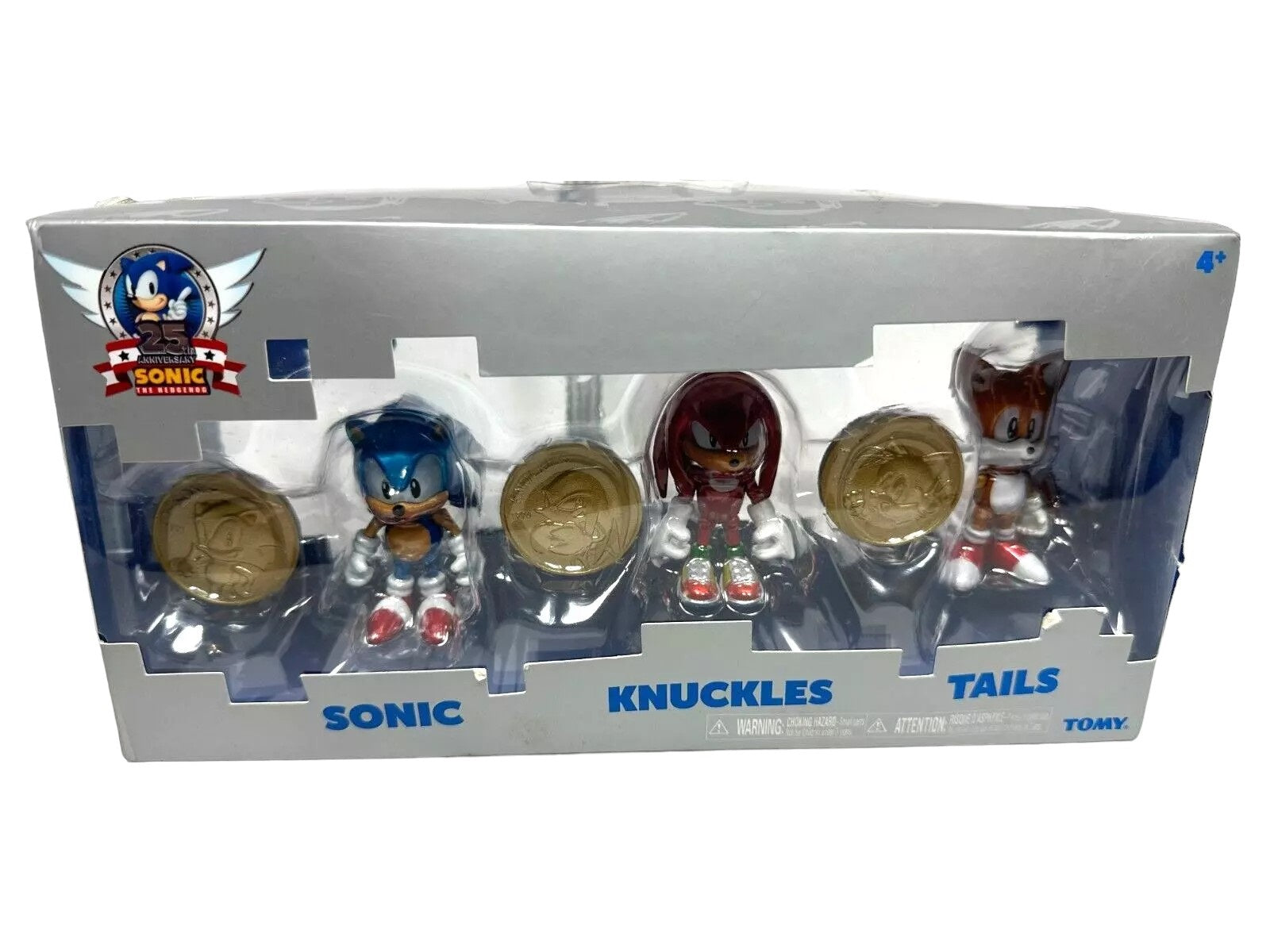 Sonic The Hedgehog 25th Anniversary 3 Figures w/ Coins