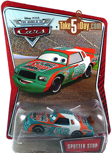 Mattel Disney The World Of Cars Sputter Stop 92