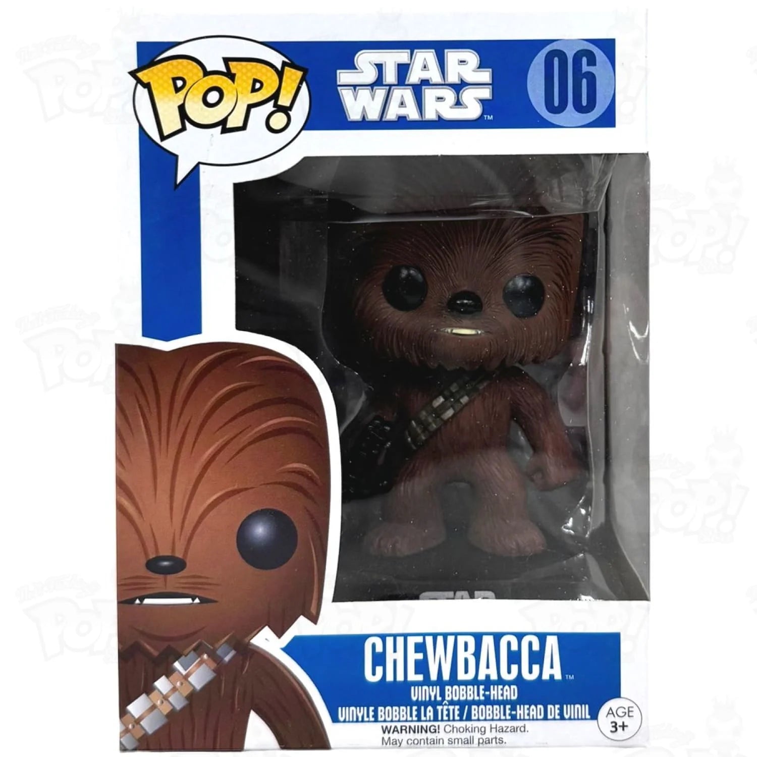Funko POP! Chewbacca 06 Star Wars, Blue Box Trilingual