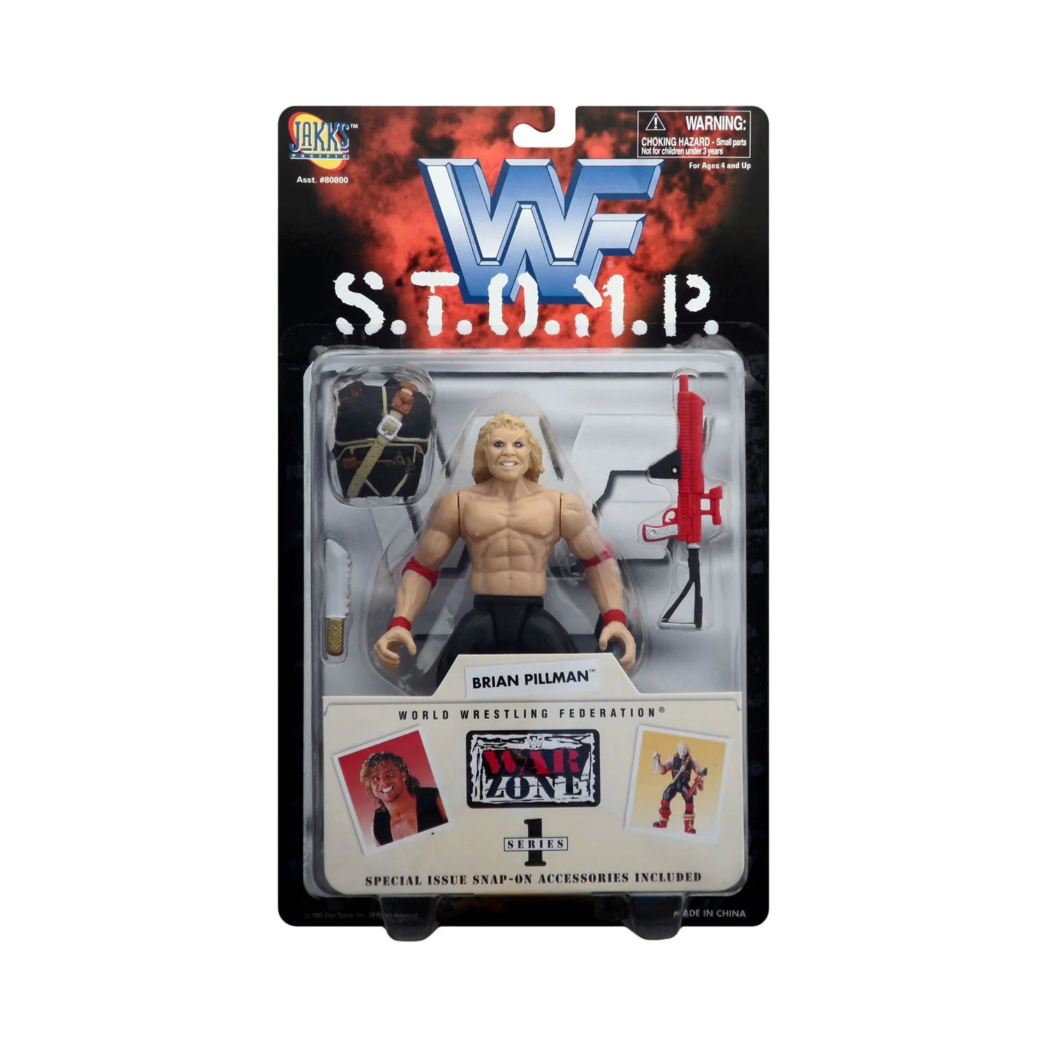 Jakks Pacific WWF Stomp Series 1 Brian Pillman
