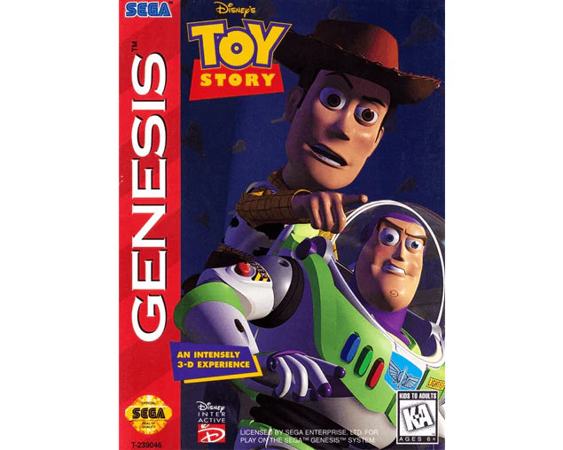 SEGA Genesis Toy Story (w/ Box & Instructions)