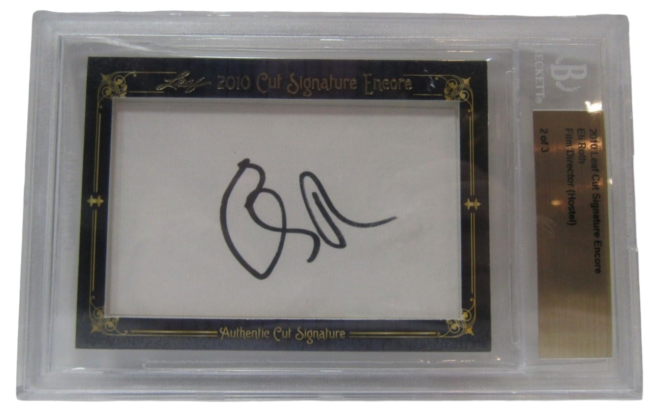 2010 Leaf Cut Signature Encore 2 of 3 Eli Roth