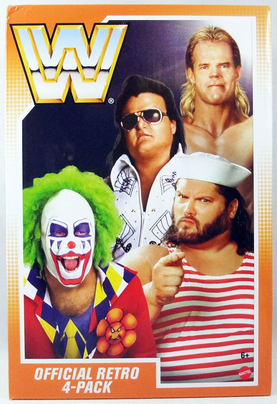 WWE Retro 4 Pack Lex Luger, Greg "The Hammer" Valentine, Doink the Clo